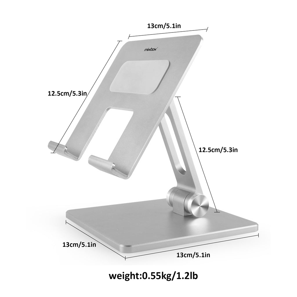 Foldable Aluminum Tablet iPad Desk Stand Holder – HEARTDECO