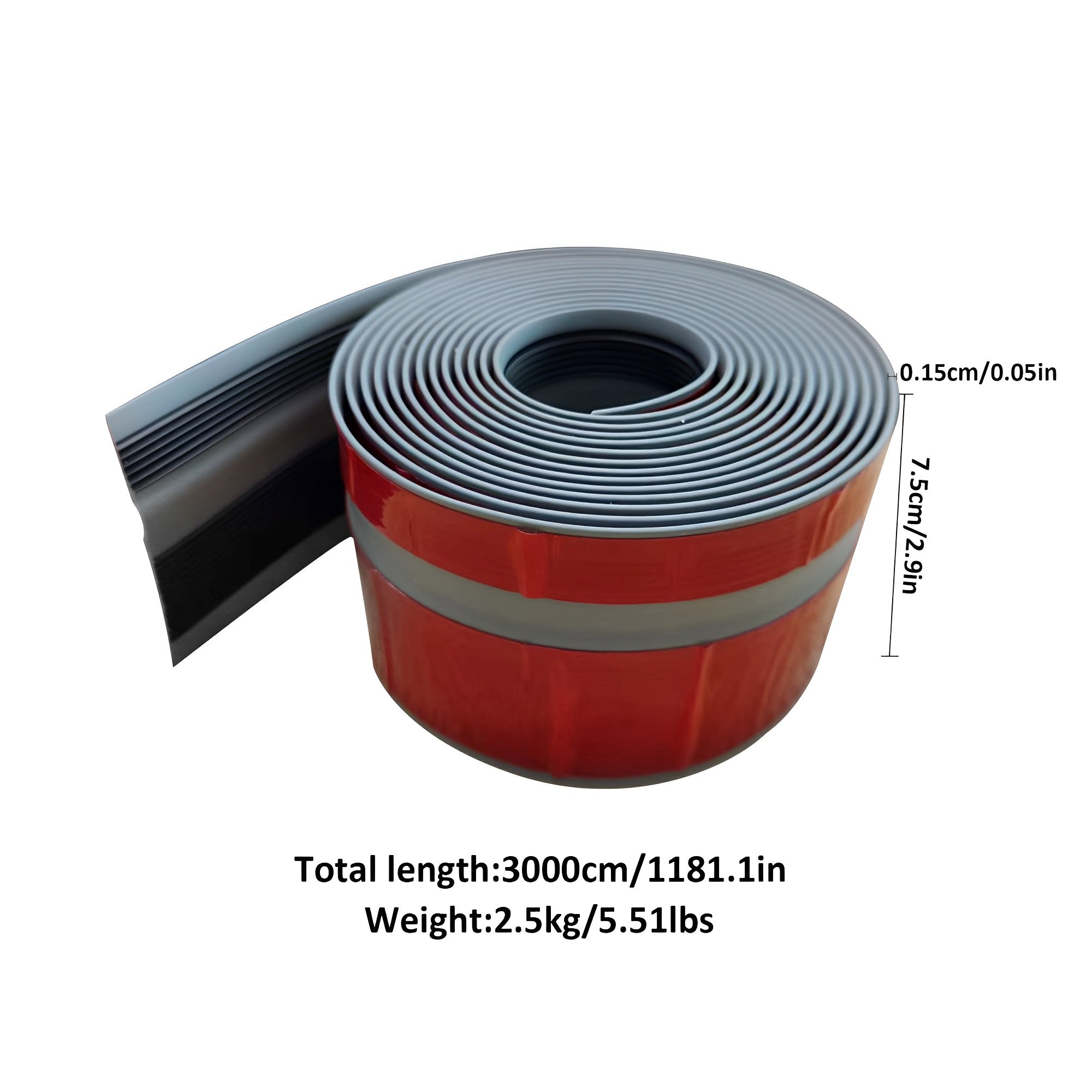 30m L Shape Vinyl Stair Self Adhesive Edge Strips Corner & Edge Guards ...