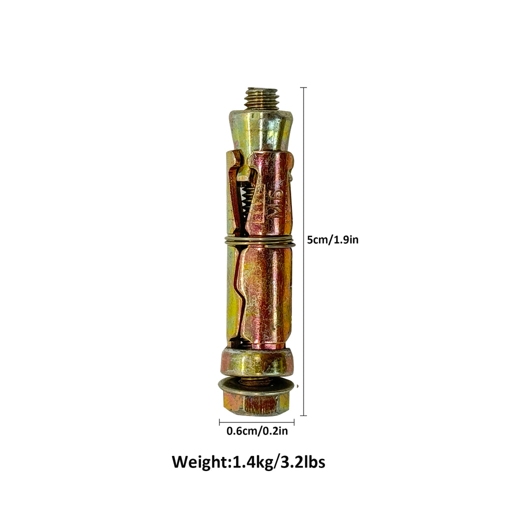 60 Pcs Expansion Srew Bolt Sleeve Anchors M6 x 55mm – HEARTDECO