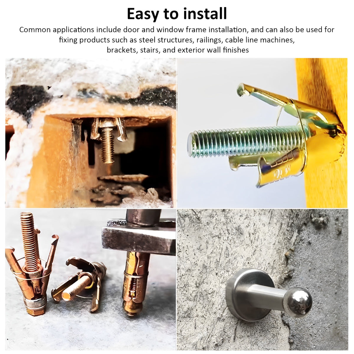 30 Pcs Expansion Srew Bolt Sleeve Anchors M8 x 60mm – HEARTDECO