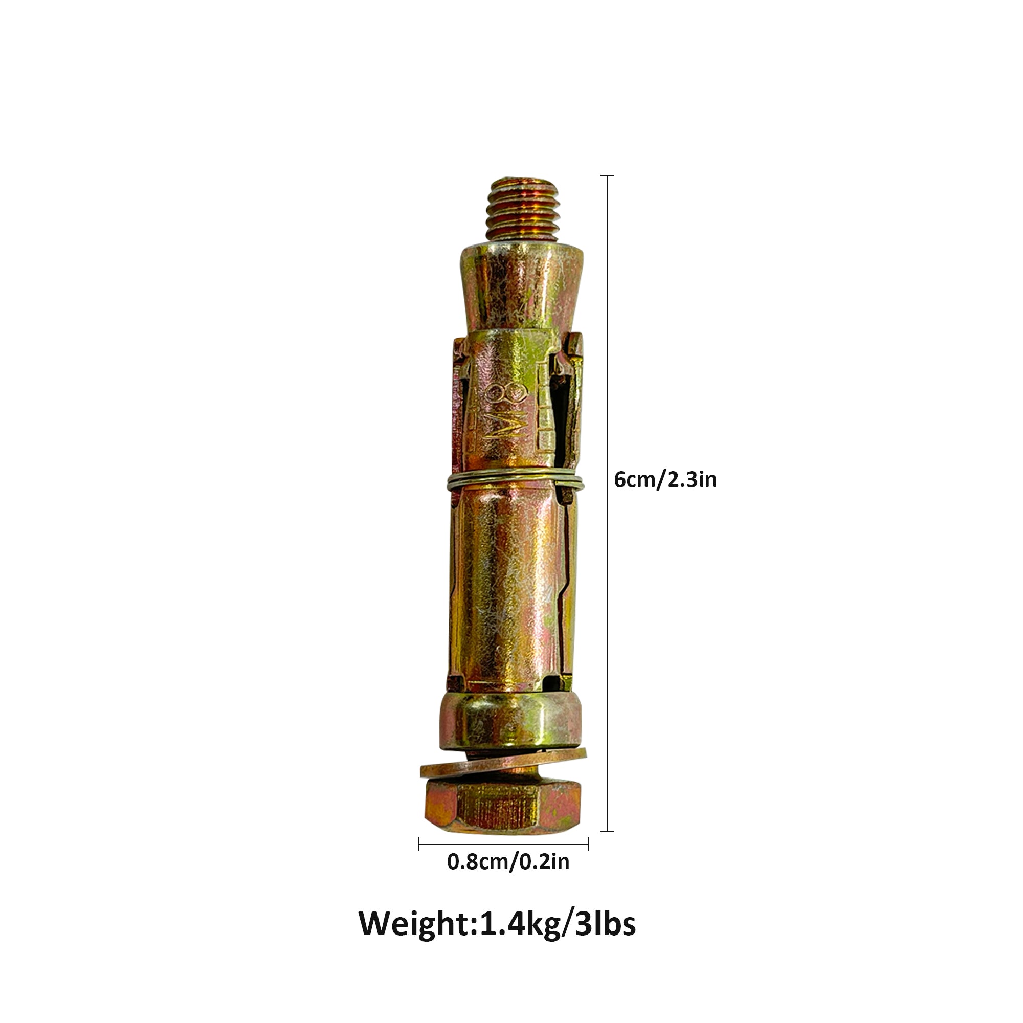 30 Pcs Expansion Srew Bolt Sleeve Anchors M8 x 60mm – HEARTDECO