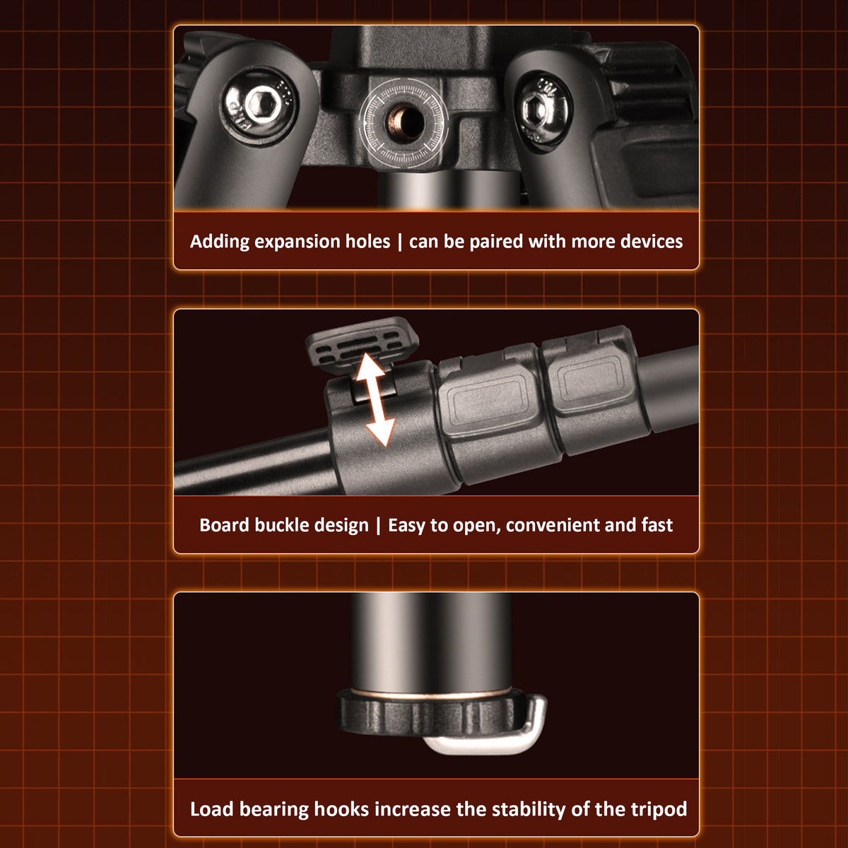 Mix Box Multifunctional Portable Camera Mount Tripod Stand – HEARTDECO