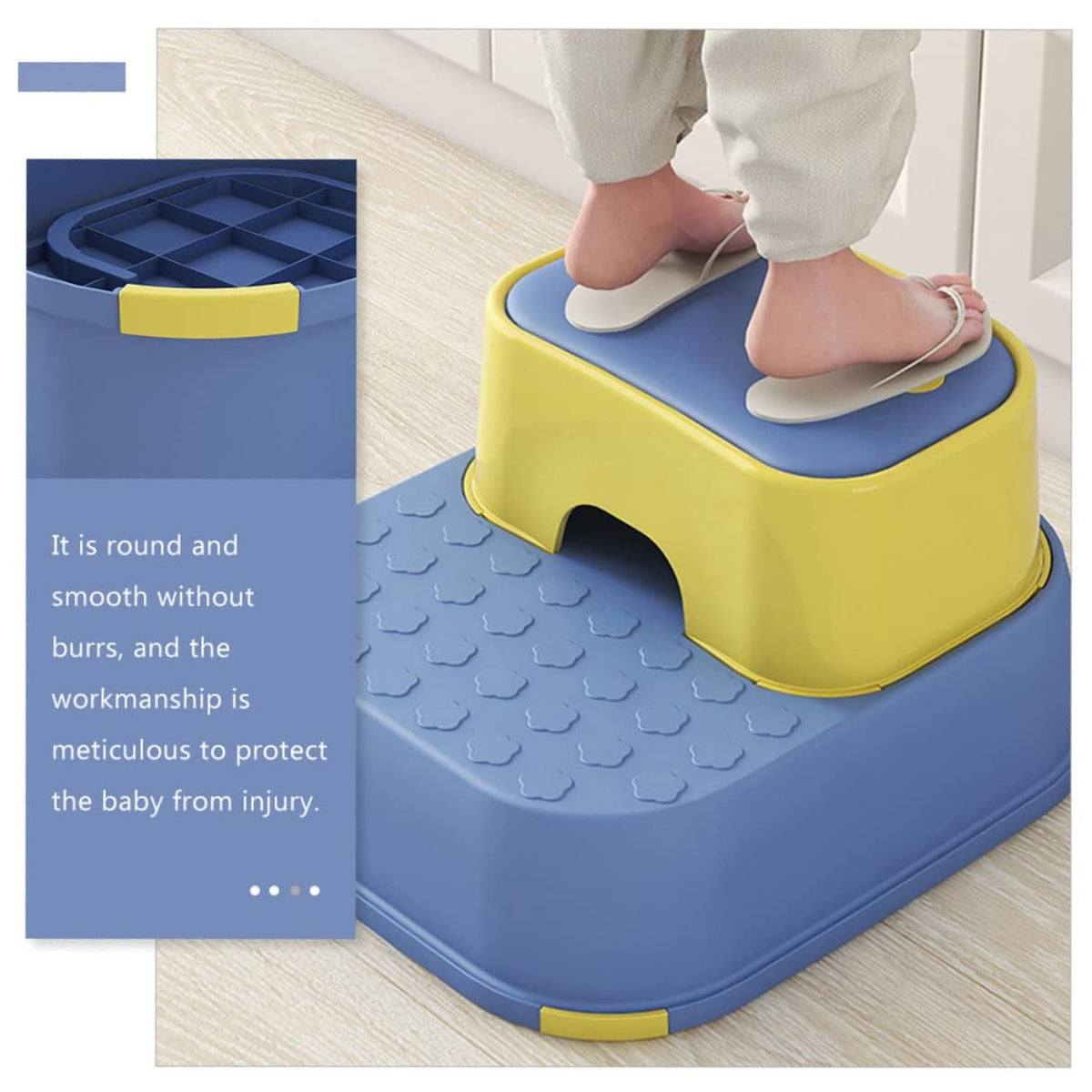 Mix Box 2 Step Footstool Non-Slip Hand Washing Step Stool – HEARTDECO