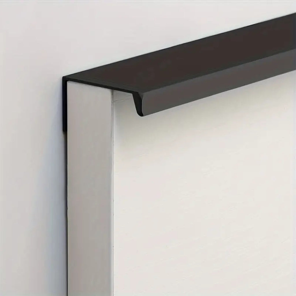 6 Pack 150mm Aluminum Finger Edge Cabinet Handles Drawer Pulls – HEARTDECO