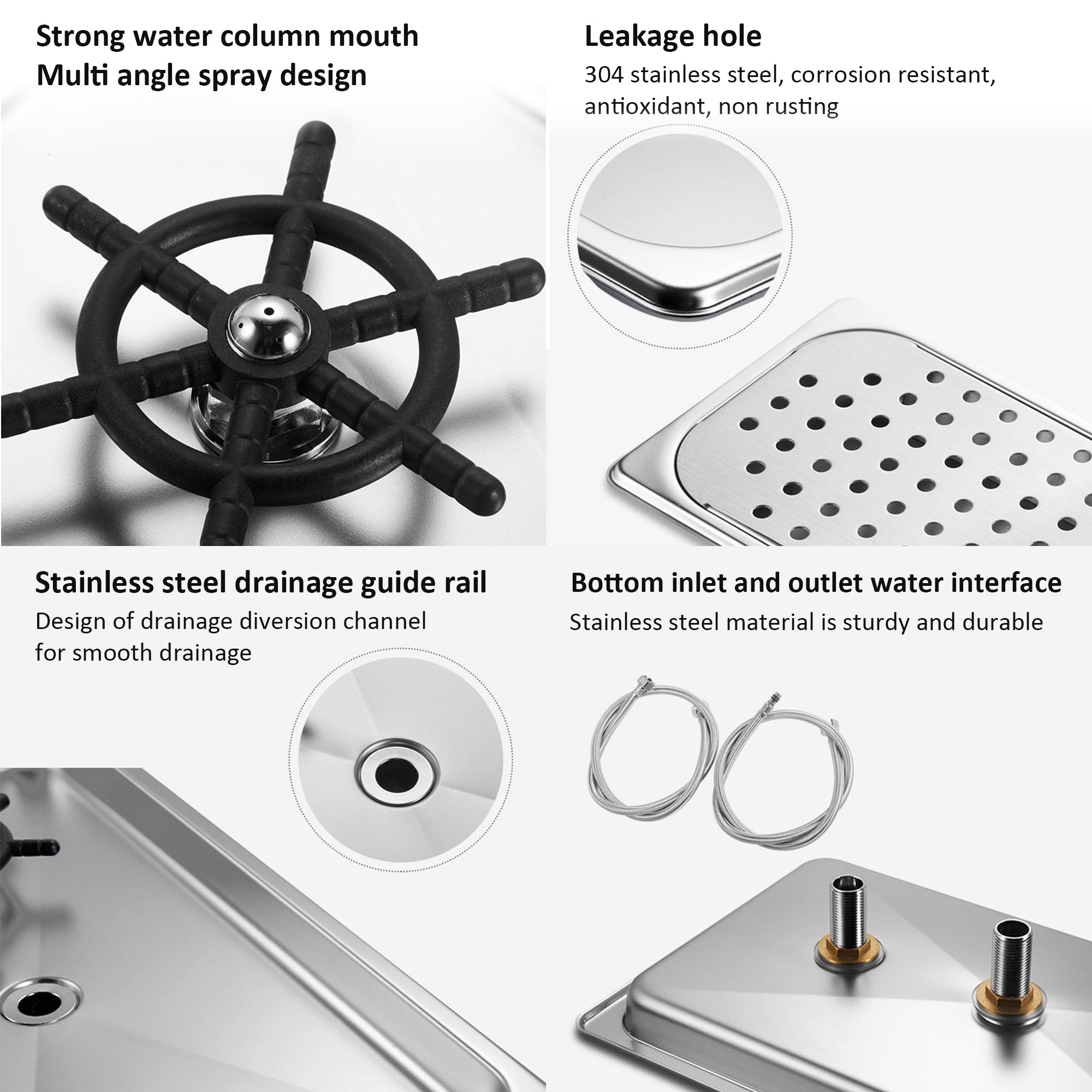 Automatic high-pressure Glass Washer cup Cleaner – HEARTDECO