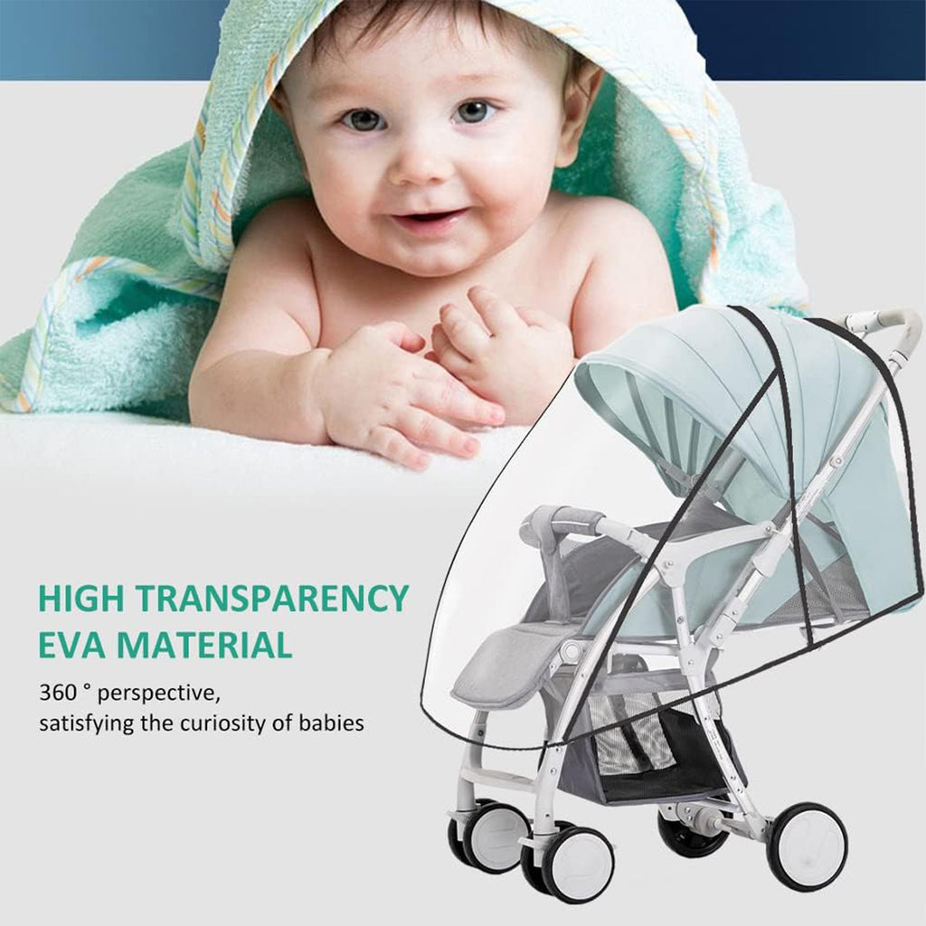 Universal Baby Stroller Rain Cover Waterproof Windproof Protection ...