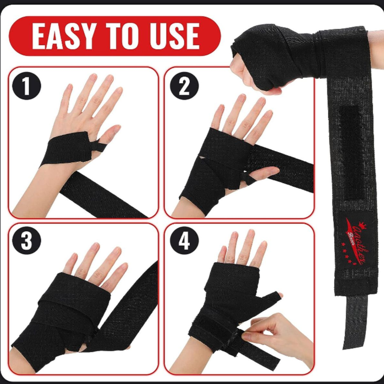 2 Piece Sport Gauntlets 118 Boxing Wraps – HEARTDECO