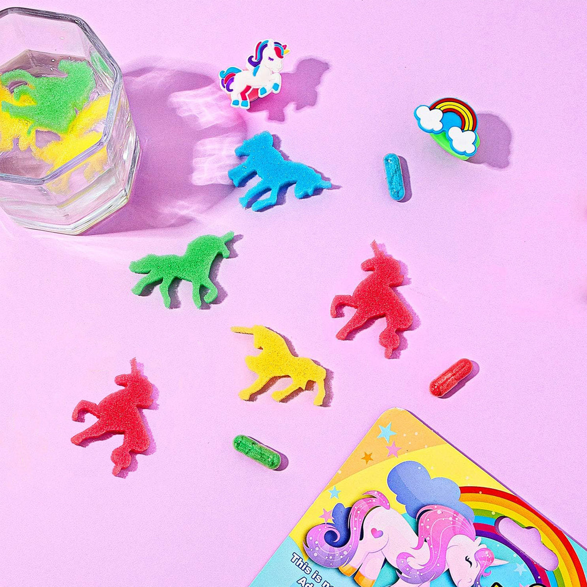 Magic Water Growing Animal Capsules Sponge Pill Bath Toy 12 Expanding ...