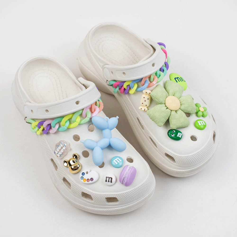 Clog Sandal Charms Shoes Pins for Crocs - Flower – HEARTDECO