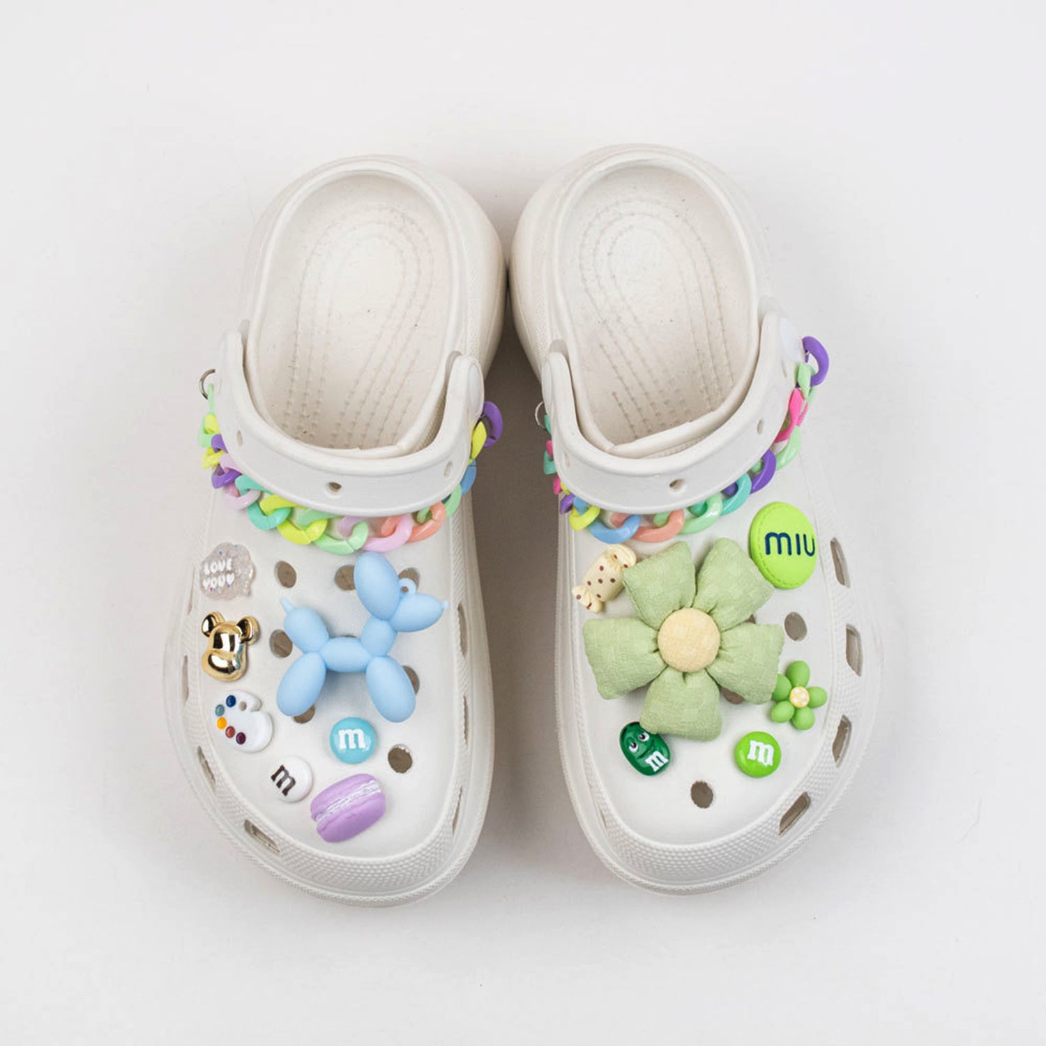 Clog Sandal Charms Shoes Pins for Crocs - Flower – HEARTDECO