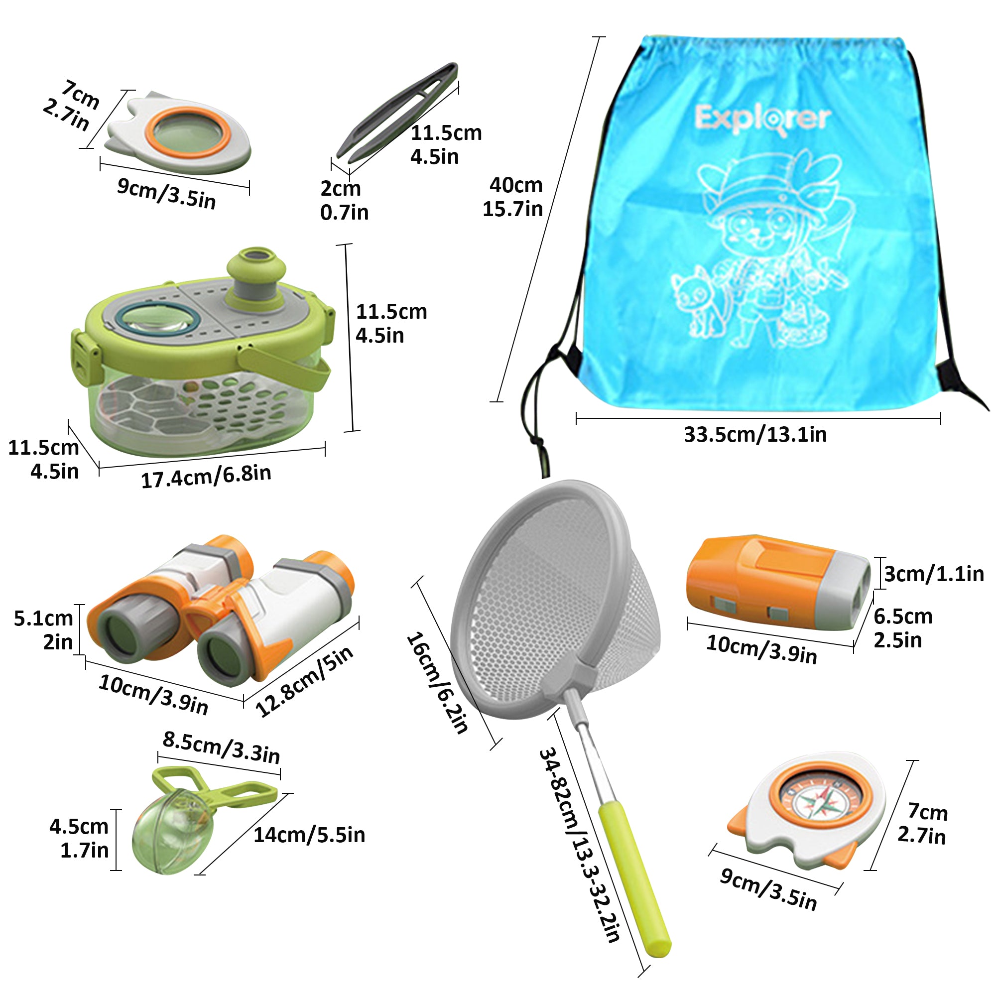 Kid's Bug Catcher Insect Observation Viewer Nature Explorer Kit – HEARTDECO