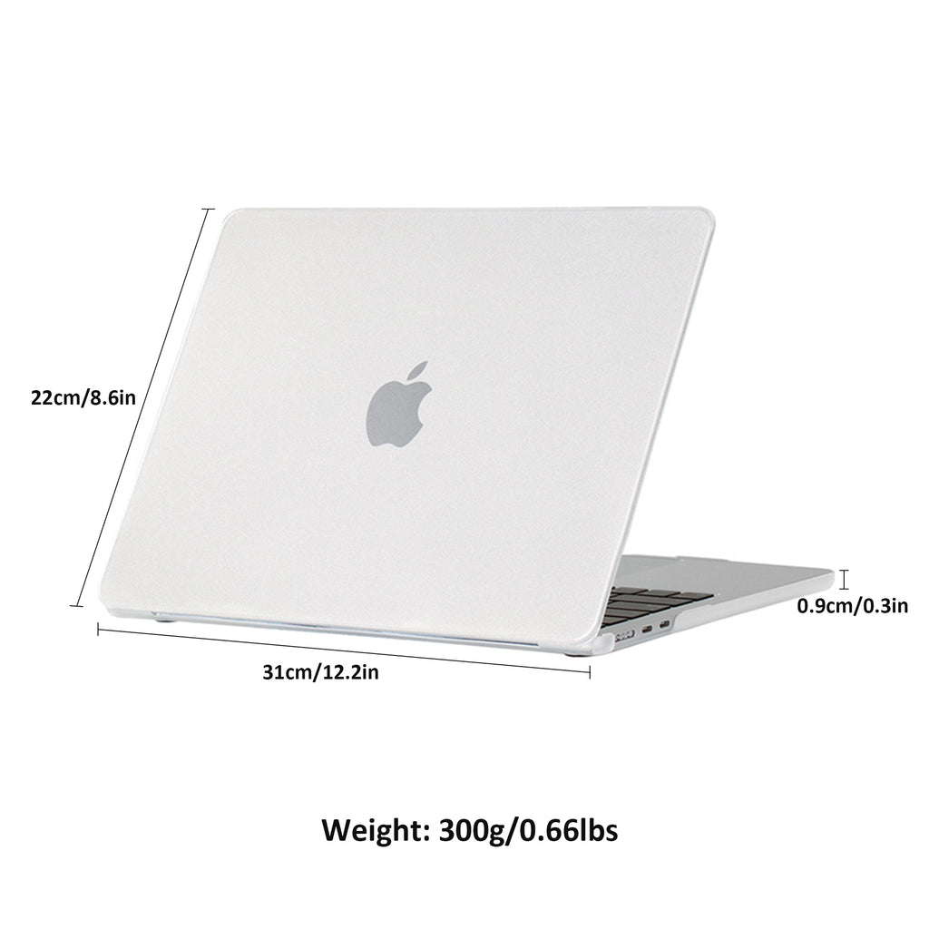 Clear MacBook Air 13inch Case with Keyboard Cover & 2-Pcs Type C Adapt ...