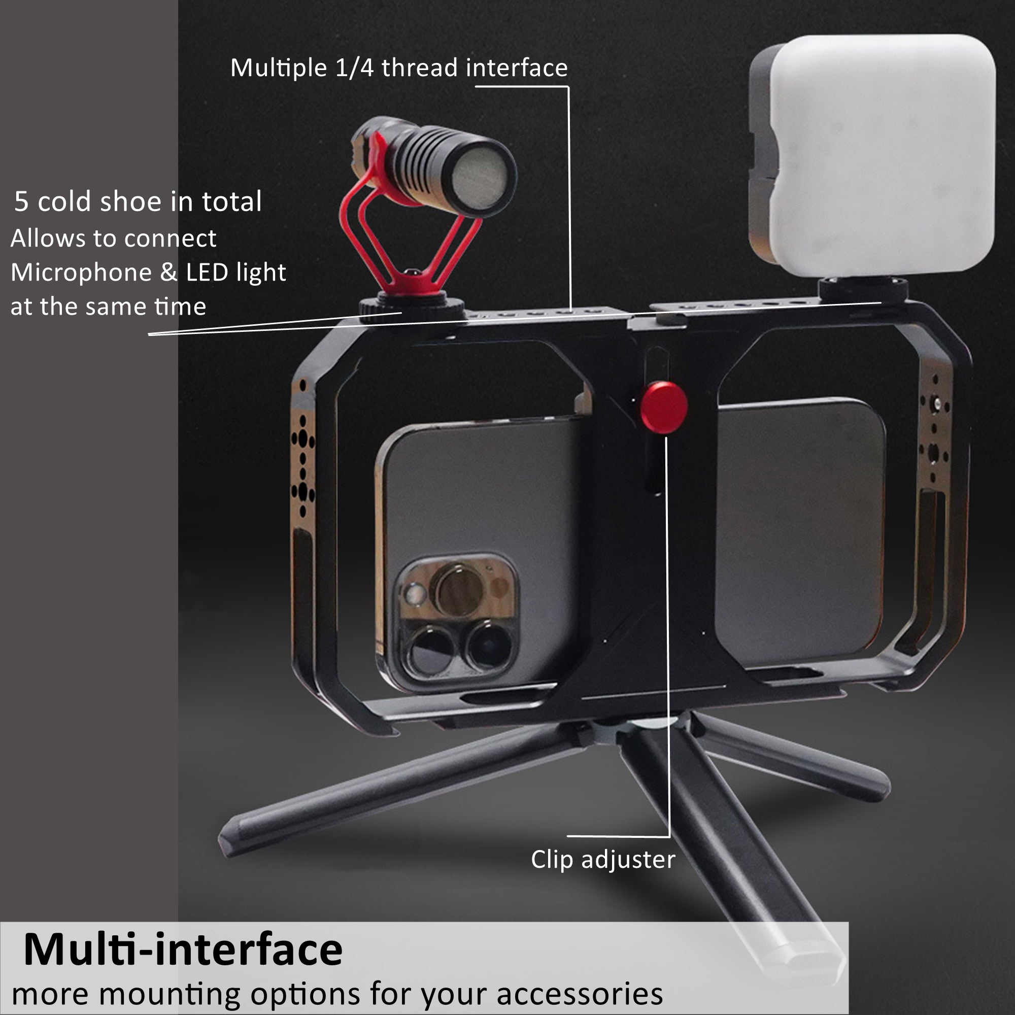 Aluminum Smartphone Stabilizer Rig – HEARTDECO