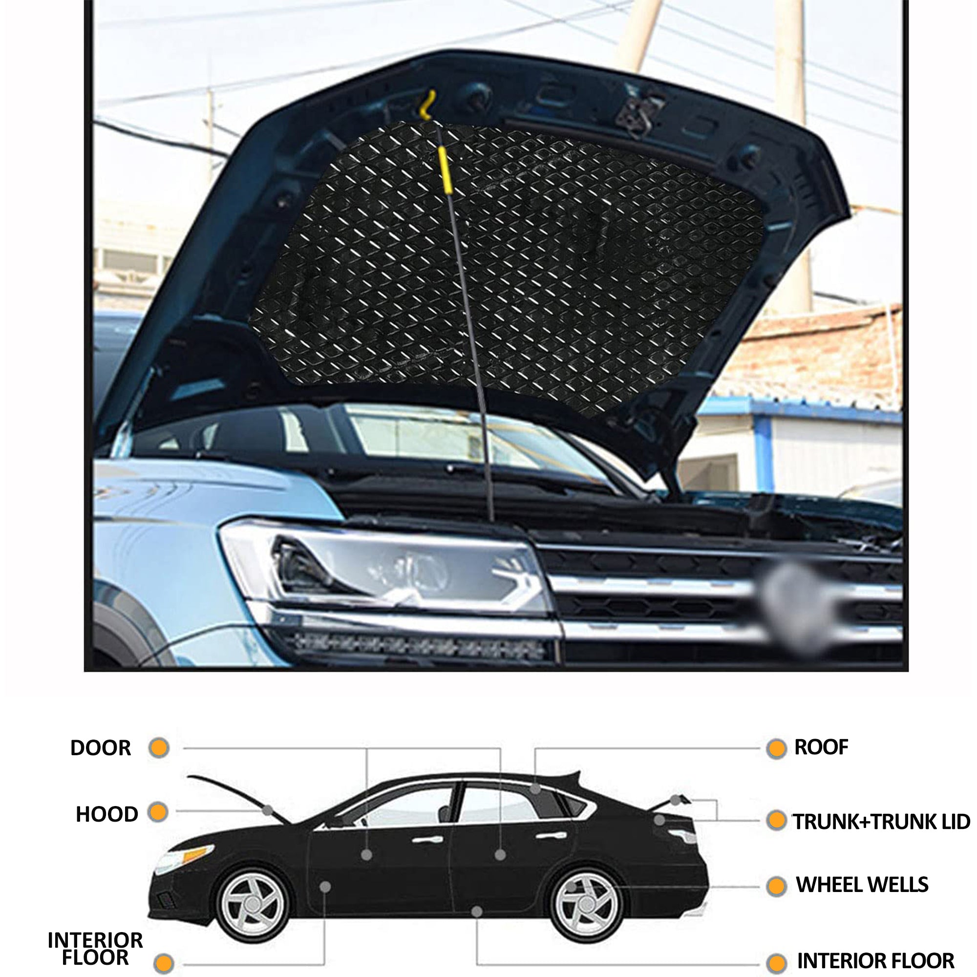 Car Sound Deadening Noise Insulation Mat - 4m – HEARTDECO