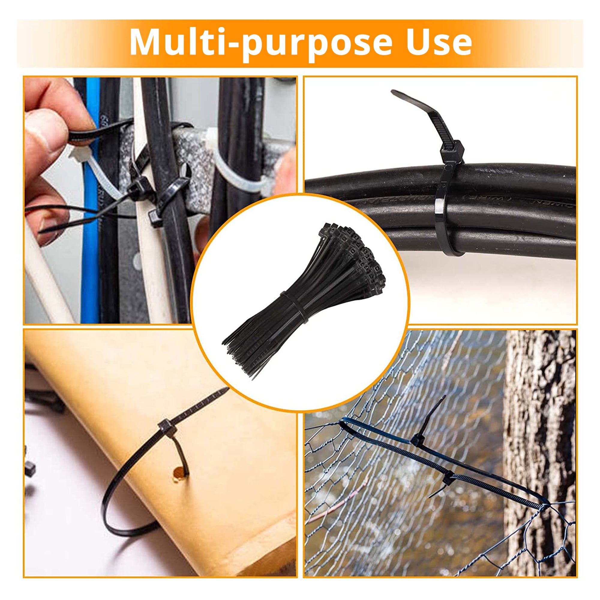 700Pcs Nylon Cable Tie Pack – HEARTDECO