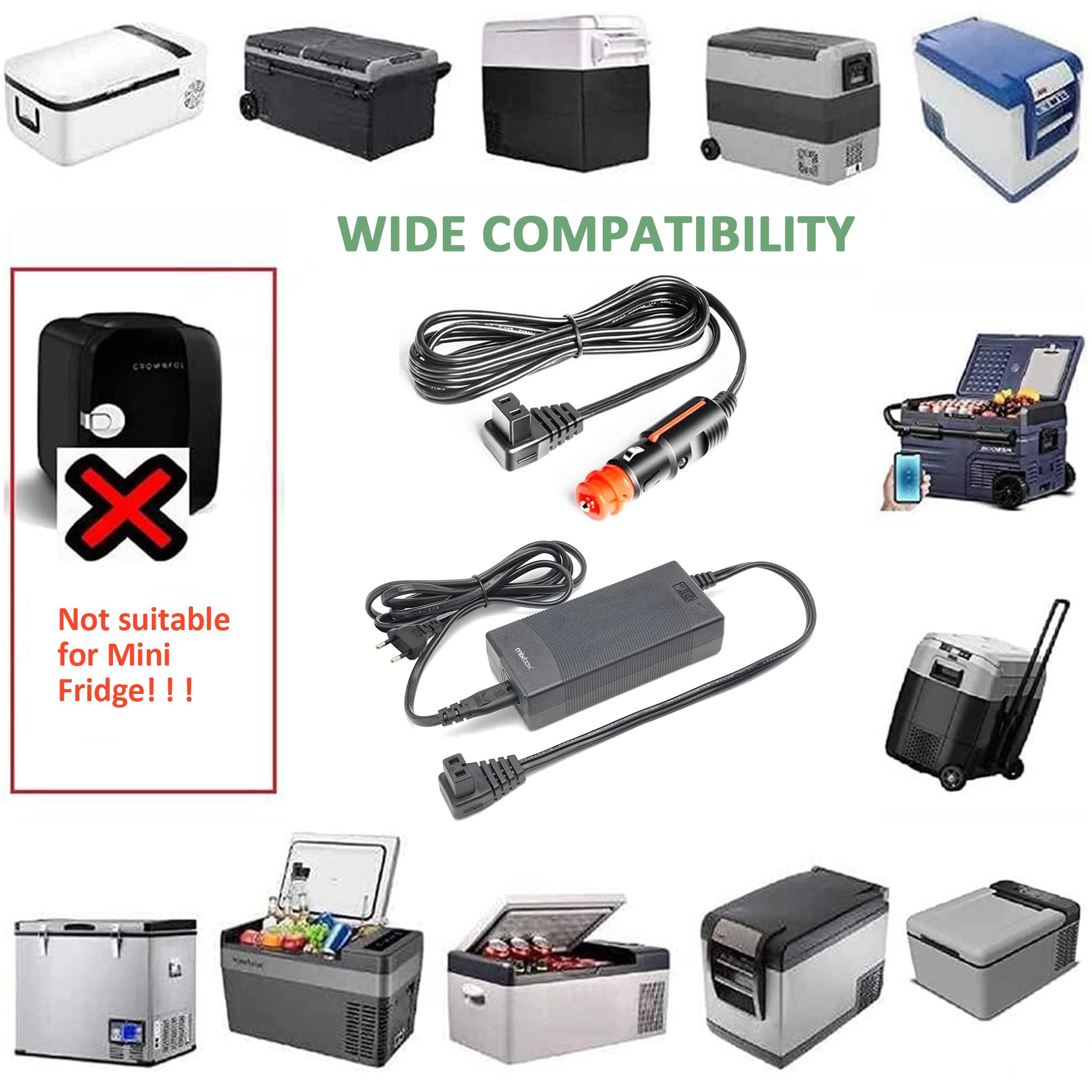 Car Refrigerator Power Adapter Set – HEARTDECO