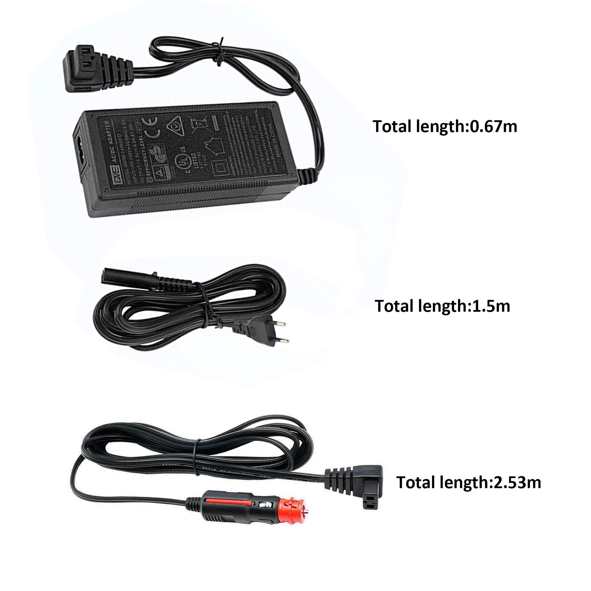 Car Refrigerator Power Adapter Set – HEARTDECO