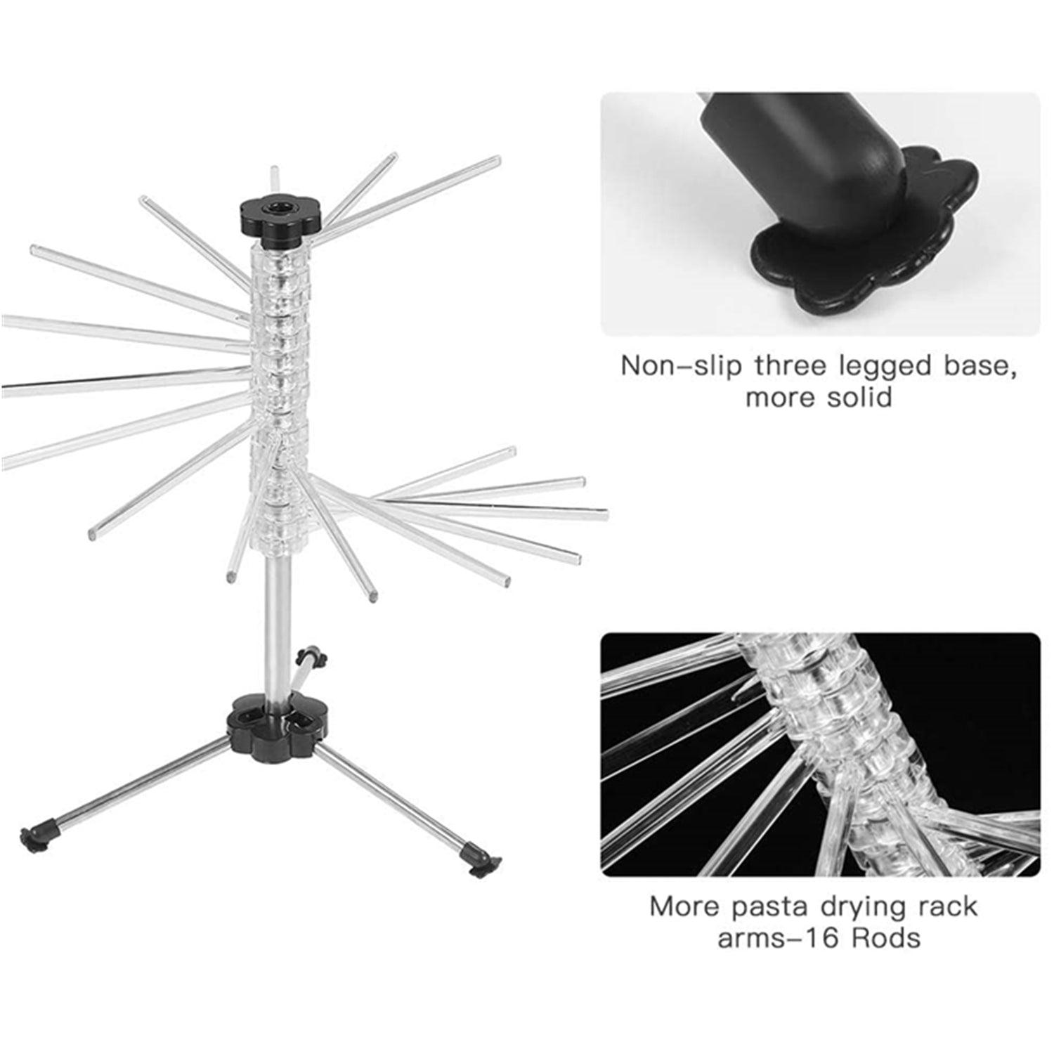 Collapsible Pasta Drying Rack – HEARTDECO