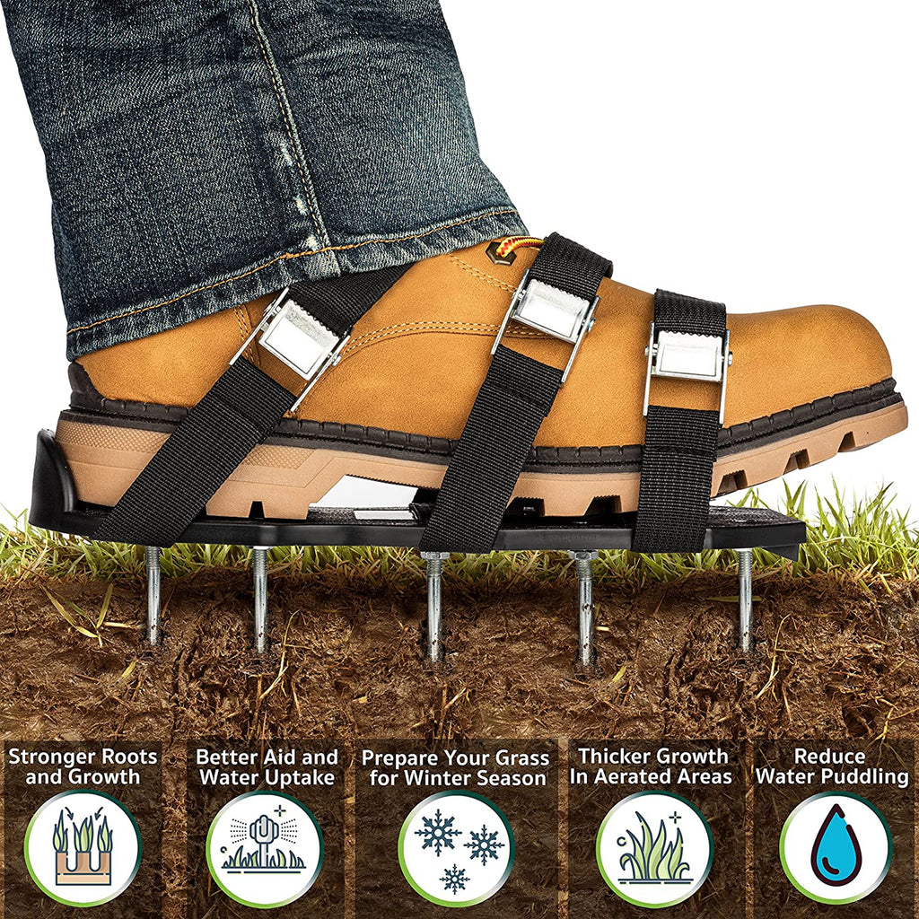 Lawn Aerator Spike Shoes – HEARTDECO