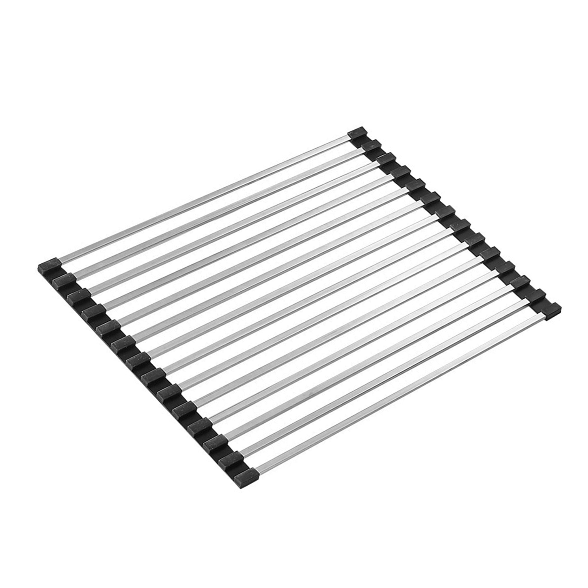 Stainless Steel Over the Sink Roll Up Drying Rack – HEARTDECO