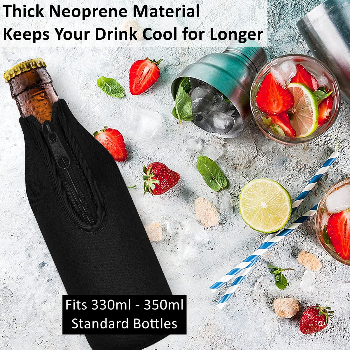 Beer Chiller Sticks & Bottle Cooler Sleeves Set – HEARTDECO