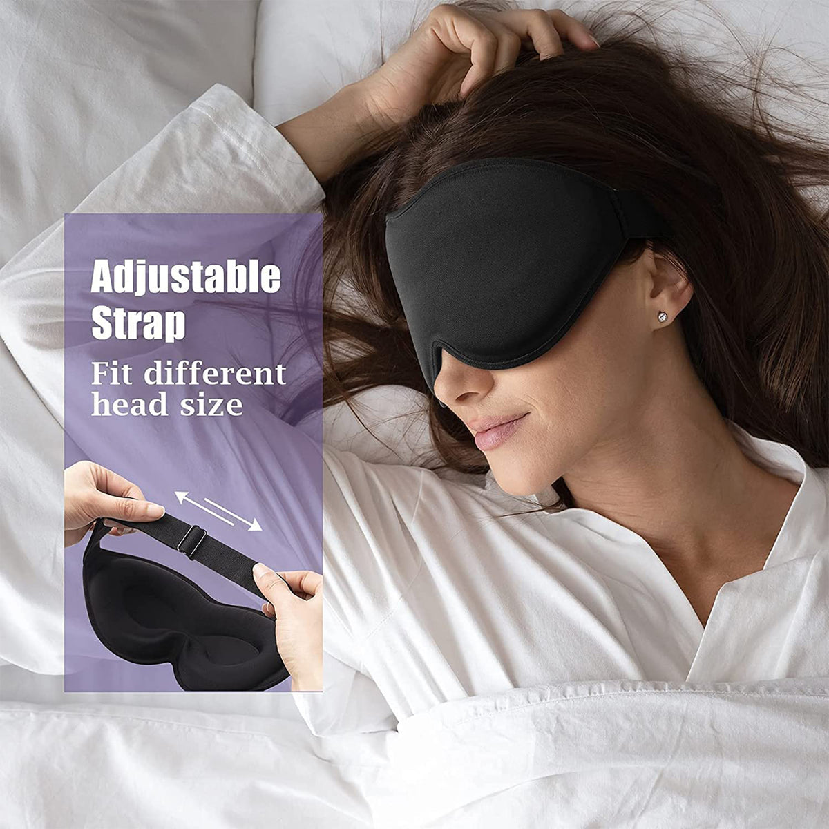 3D Memory Foam Sleep Eye Mask – HEARTDECO