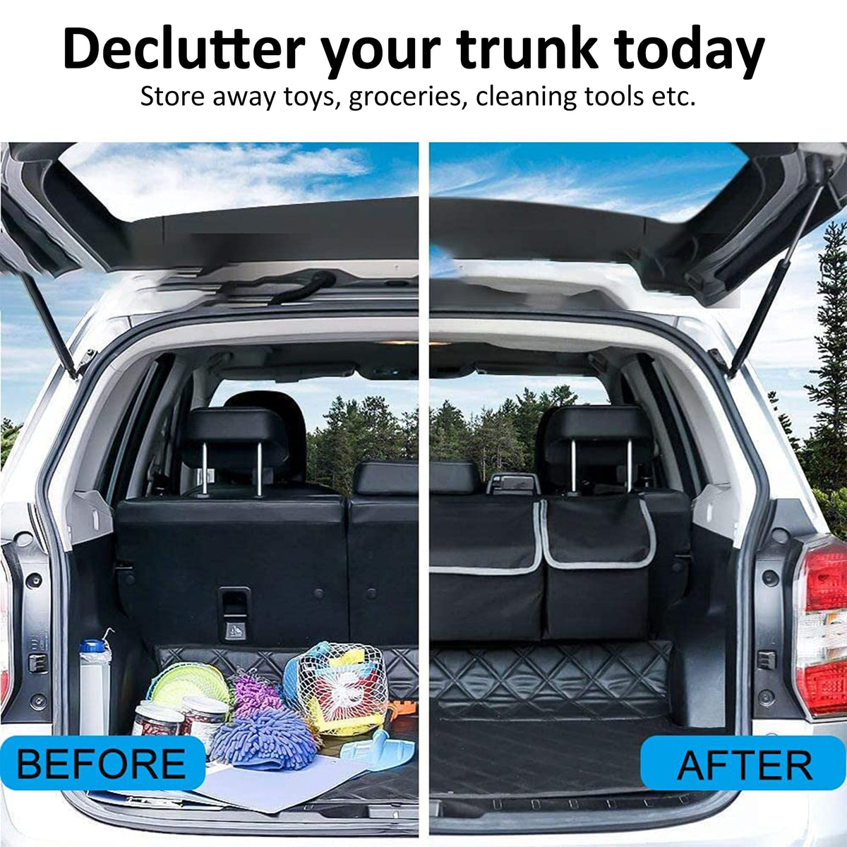 Car Boot Hanging Storage Bag Trunk Organizer – HEARTDECO