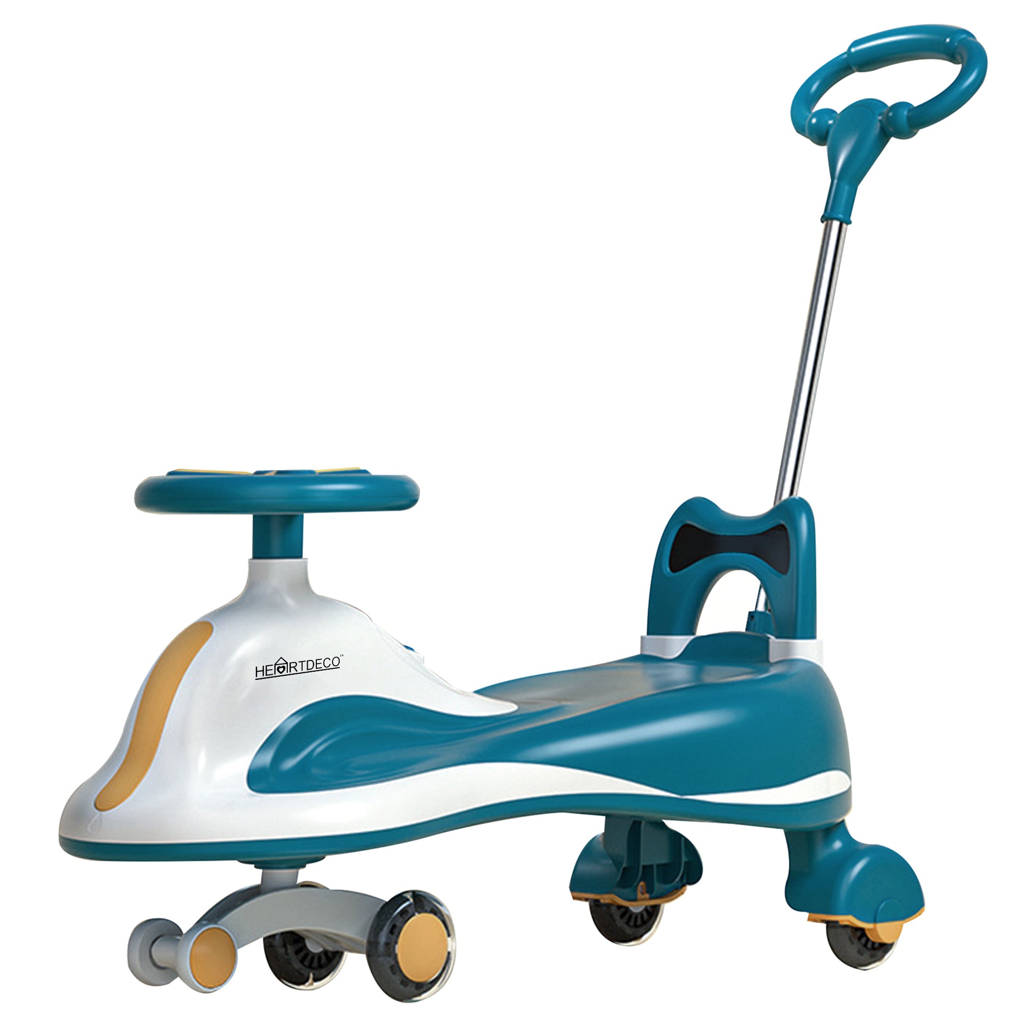 Colorful LED Kids Wiggle Car Ride On Toy – HEARTDECO