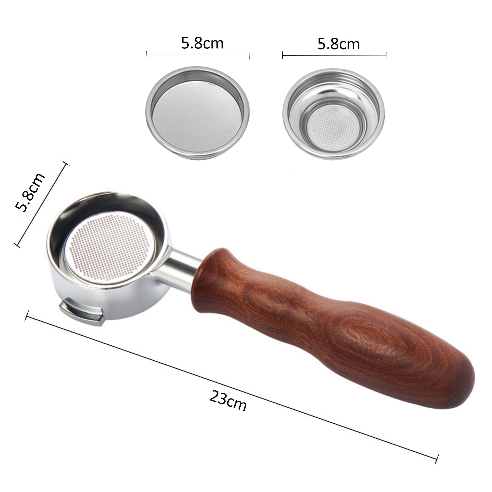 58mm Bottomless Coffee Espresso Portafilter Gift Set – HEARTDECO