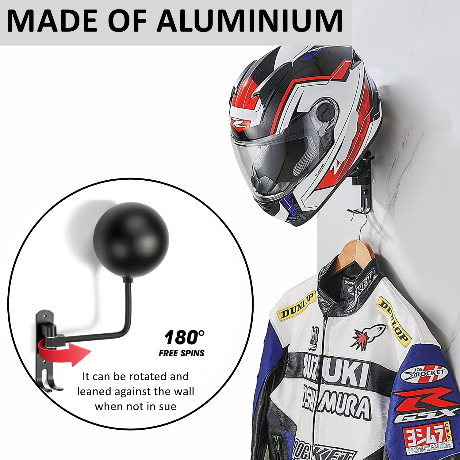 Motorcycle Helmet Holder Rack – HEARTDECO