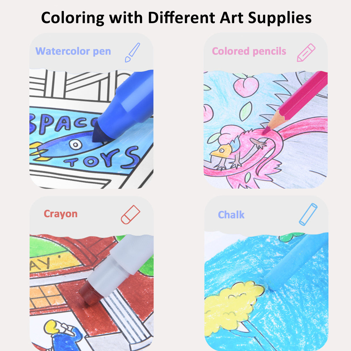 10m Coloring Paper Roll For Kids- Jungle – HEARTDECO