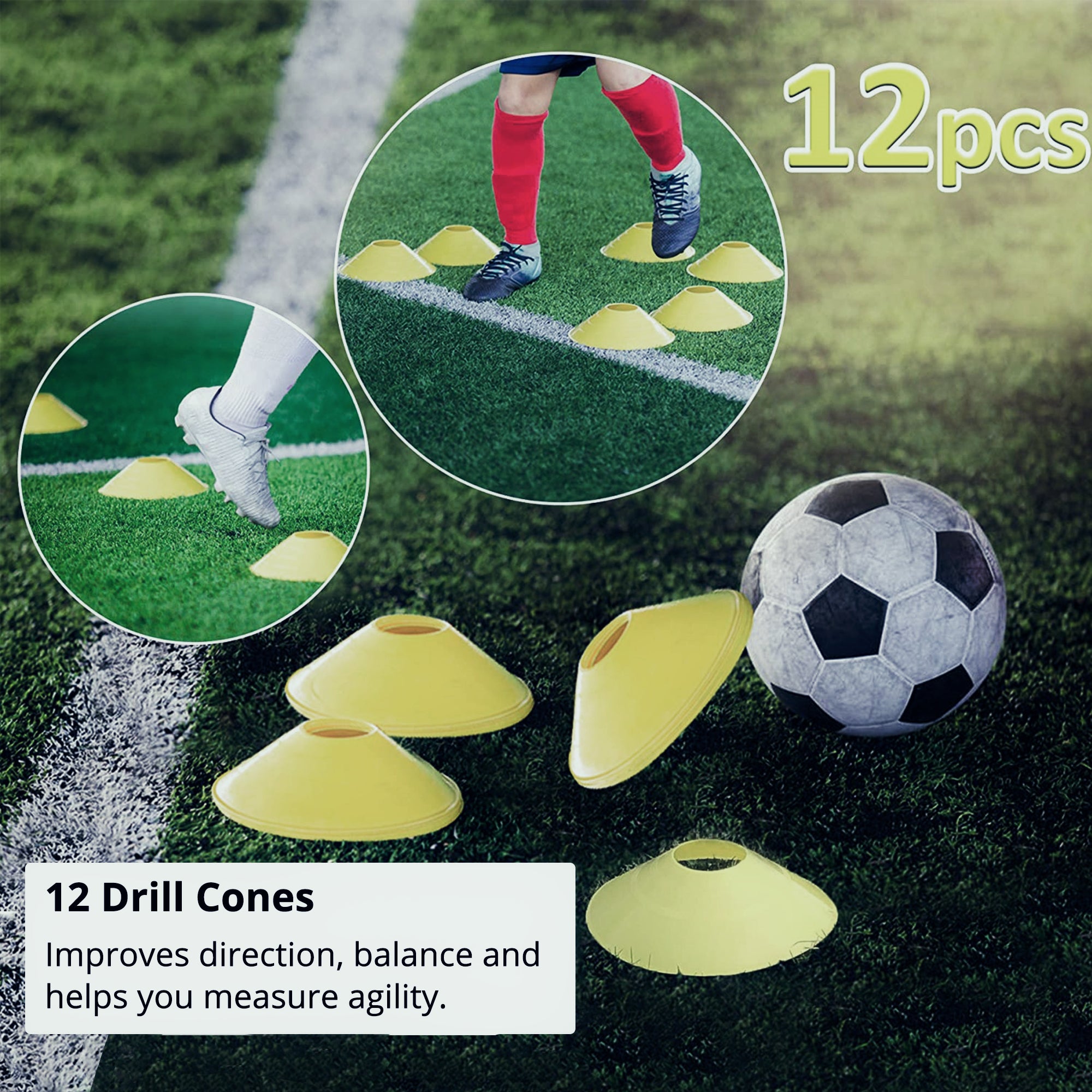 Soccer Training Speed Cone Agility Ladder Kit – HEARTDECO