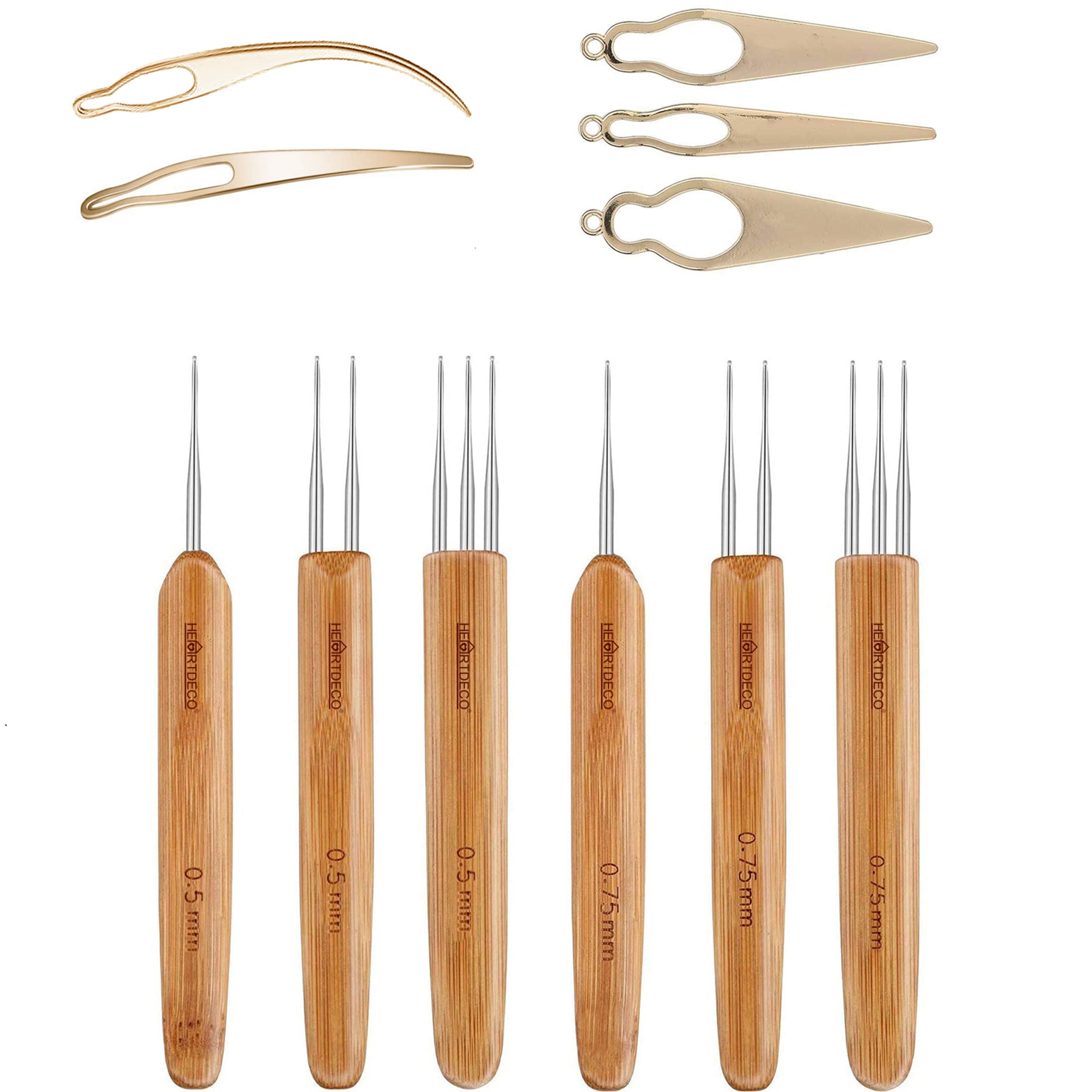 11PCs Dreadlocks Crochet Hook Tool Kit – HEARTDECO