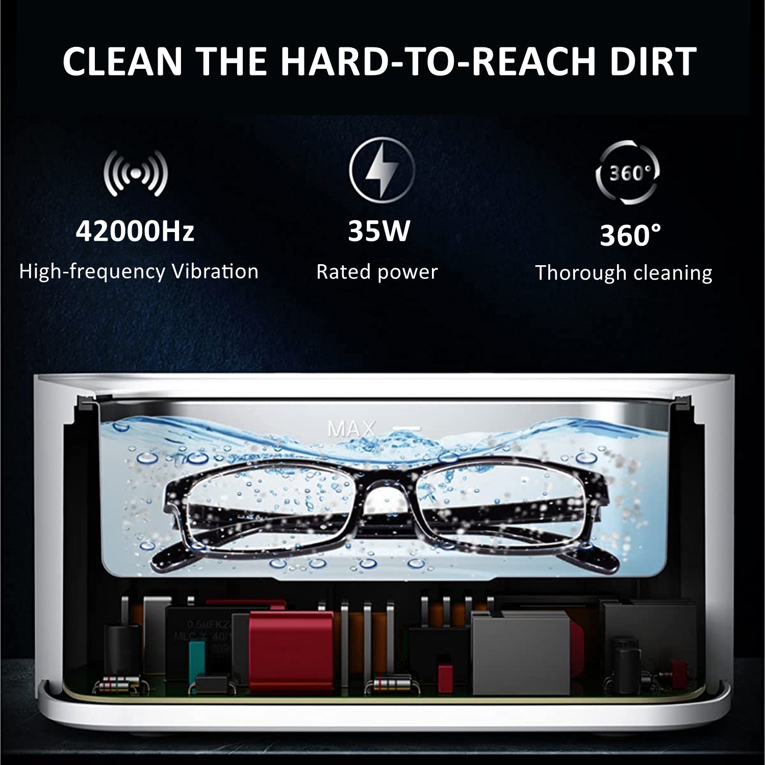 Ultrasonic Jewelry Glasses Cleaning Machine – HEARTDECO