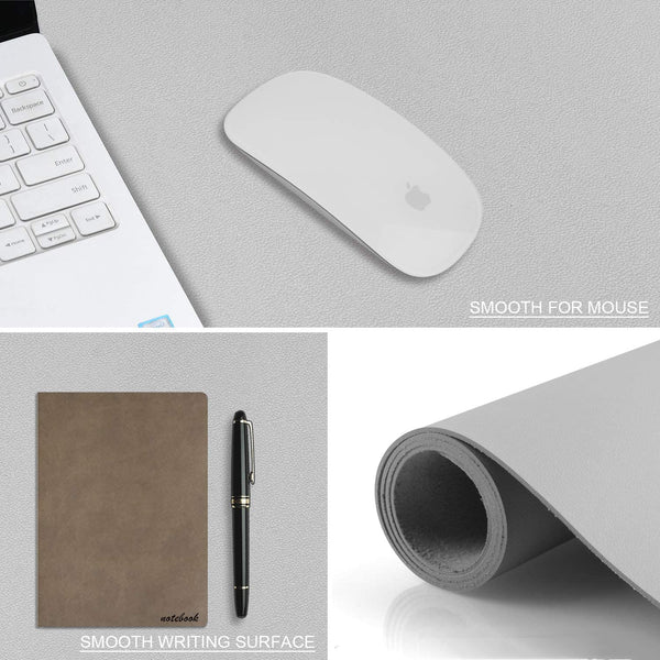 Large PU Leather Desk Mouse Pad Comfortable Writing Mat – HEARTDECO