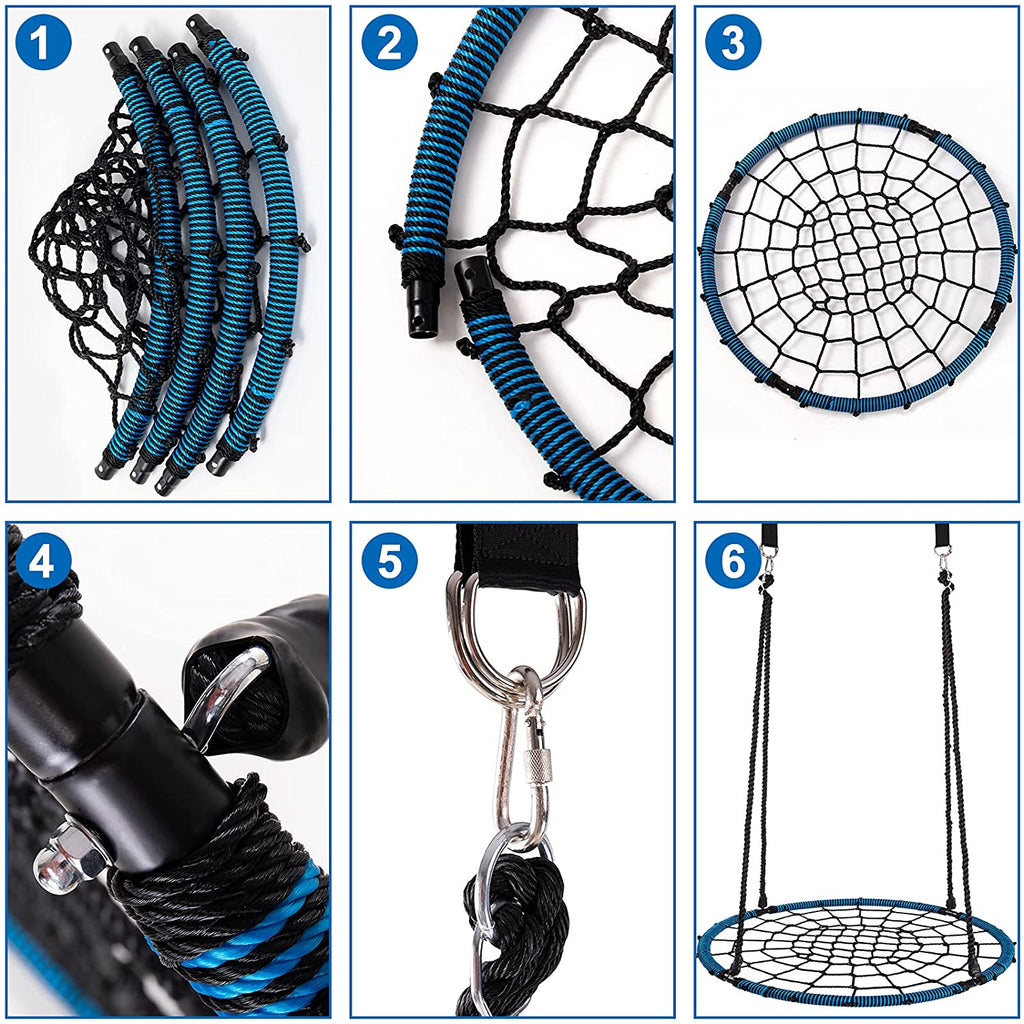 Spider Web Swing Seat for Kids -100cm – HEARTDECO