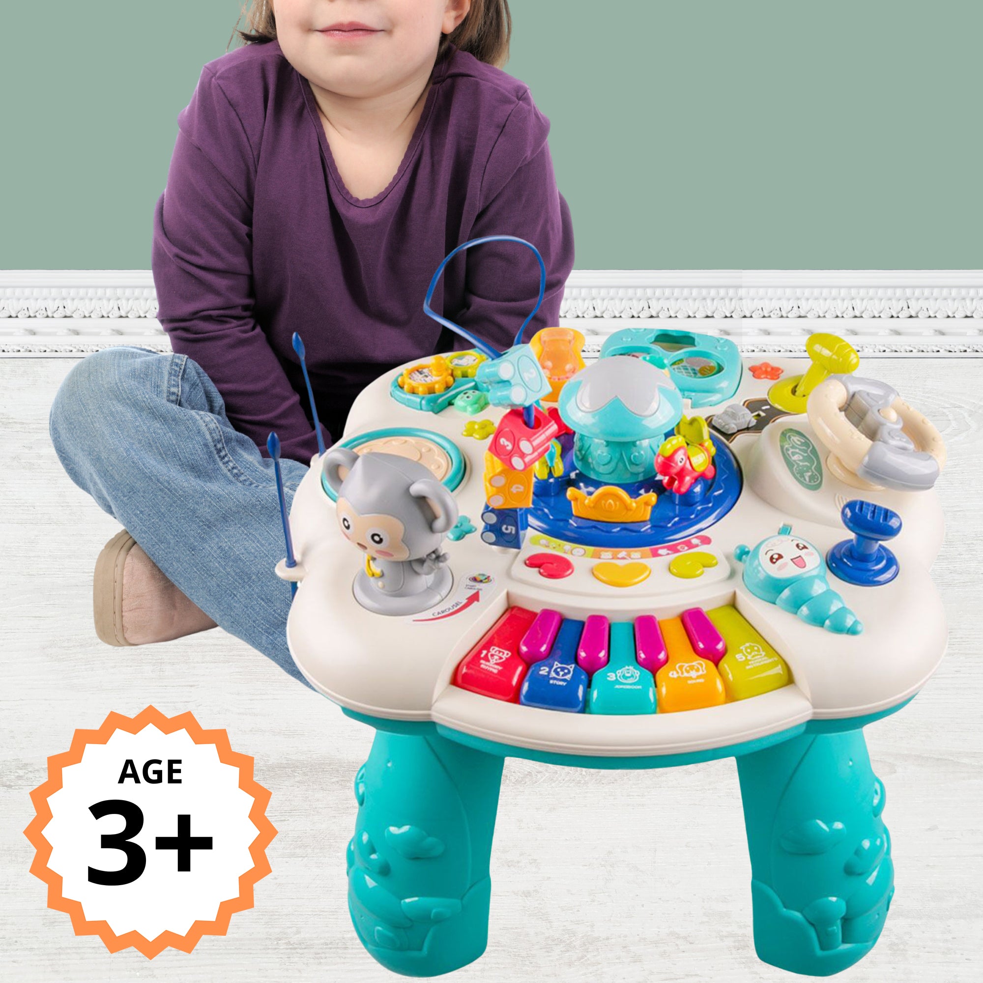 Kids Sit-To-Stand Activity Table – HEARTDECO