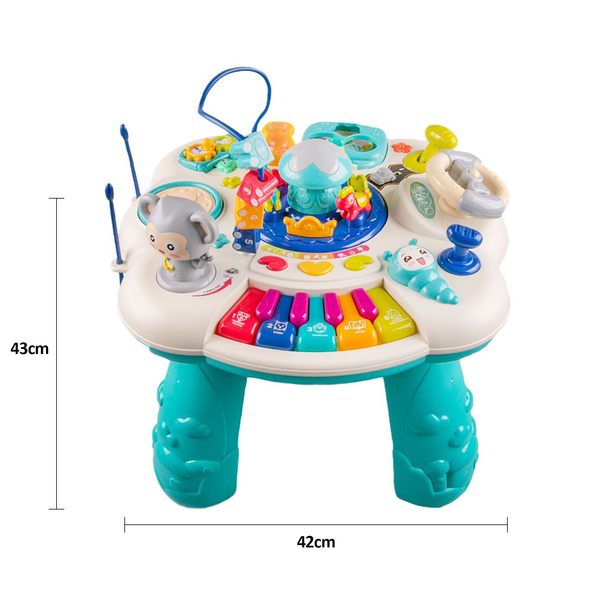 Kids Sit-To-Stand Activity Table – HEARTDECO
