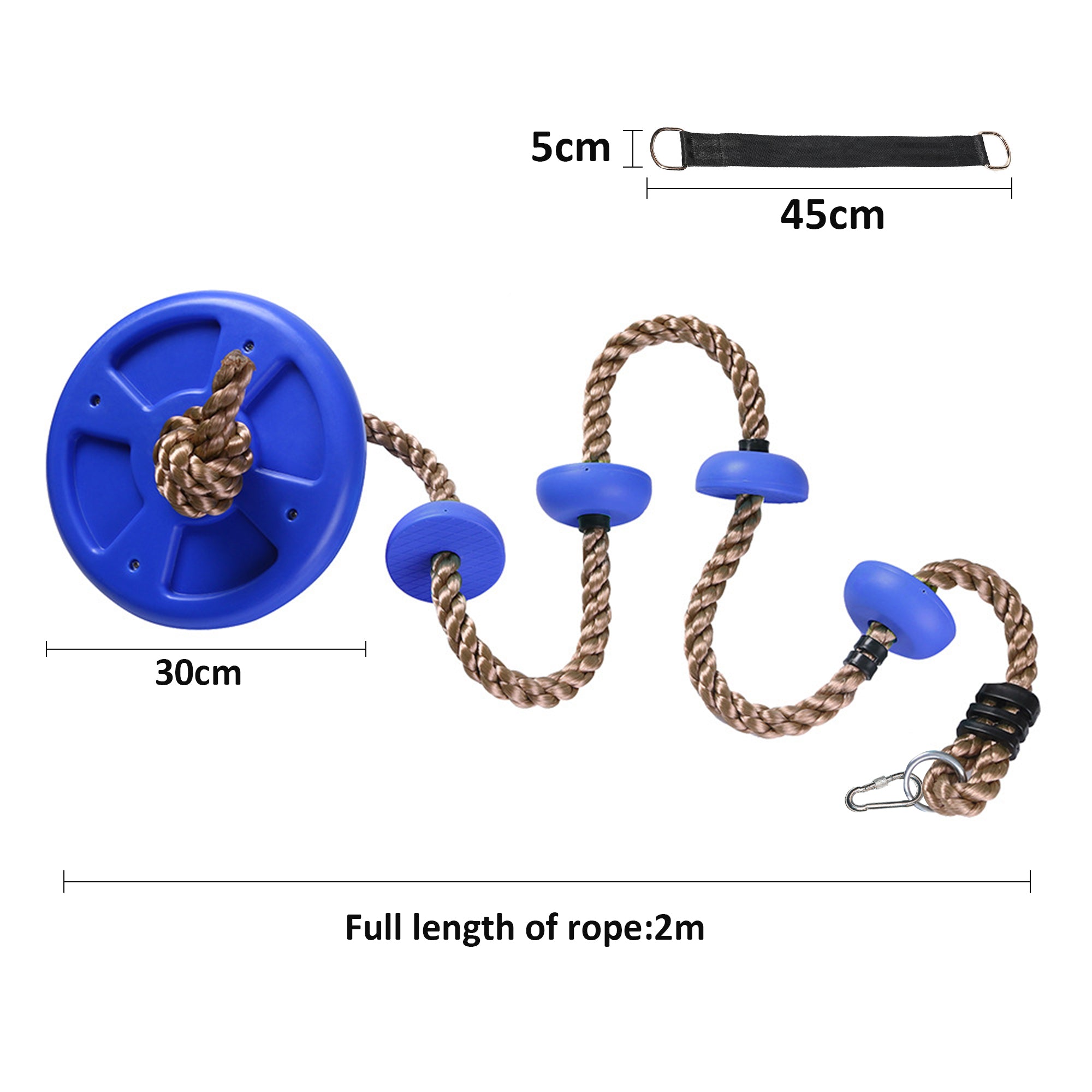 Tree Climbing Disc Swing Set For Kids – HEARTDECO